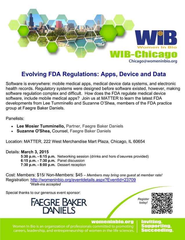 Final flyer-WIB-Chicago_March FDA regulation_2015 | PDF