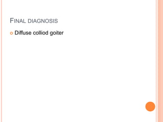 Anaesthetic management of goitre | PPTX