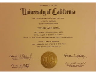 Diploma_UCSB | PDF