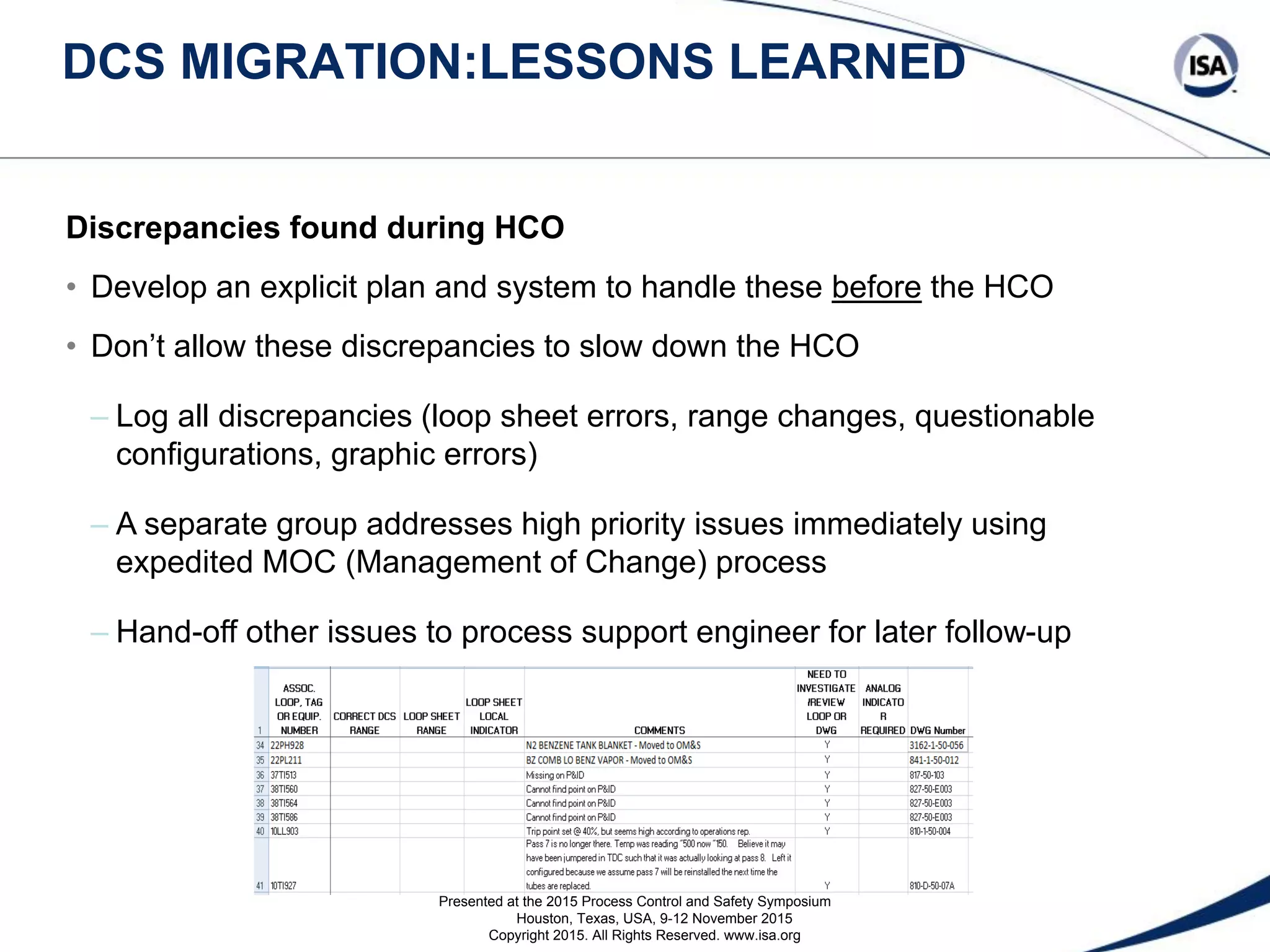 DCS Migration Lessons Learned | PDF