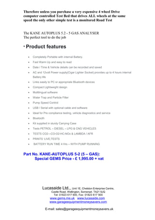 KANE NEWS LETTER OCT. 15 | PDF