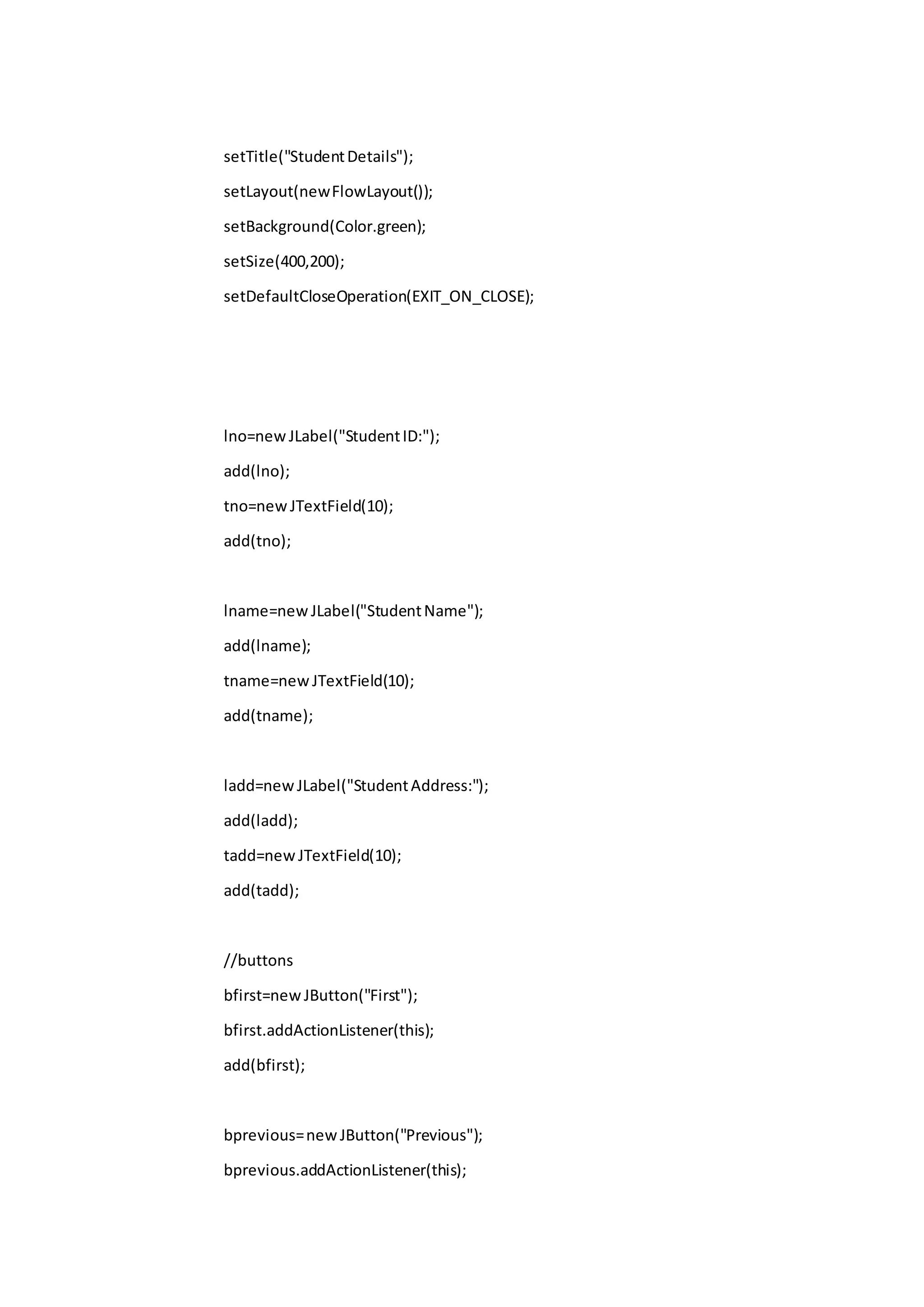 Scrollable Demo App | DOCX