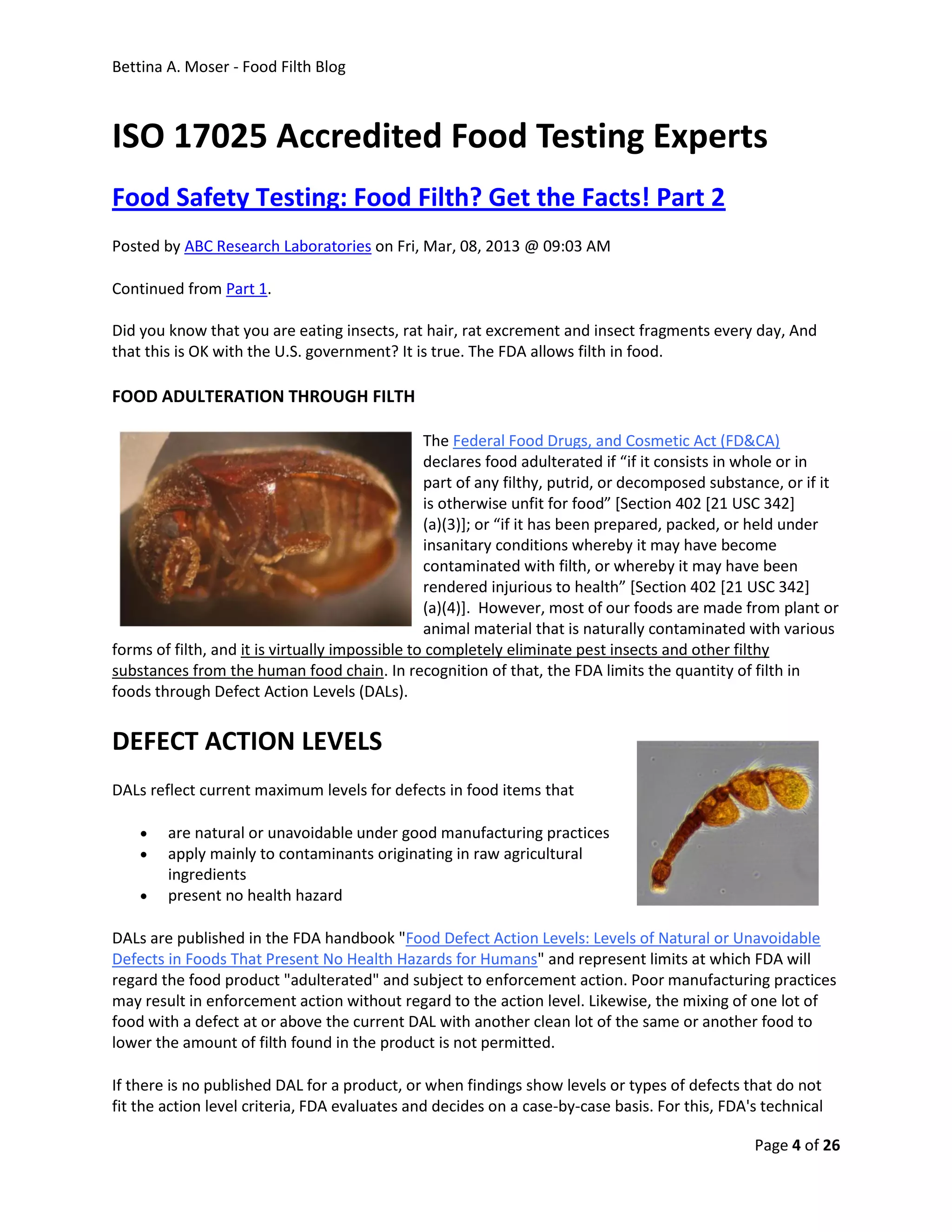 Bettina_Moser_Food_Filth_Blog | PDF