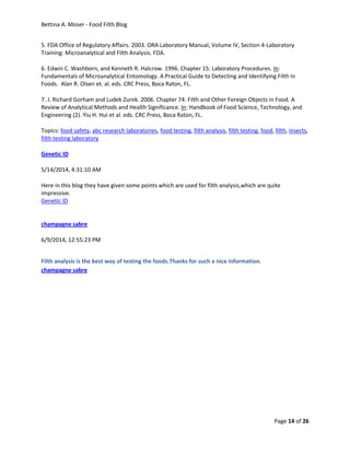 Bettina_Moser_Food_Filth_Blog | PDF