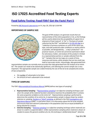 Bettina_Moser_Food_Filth_Blog | PDF