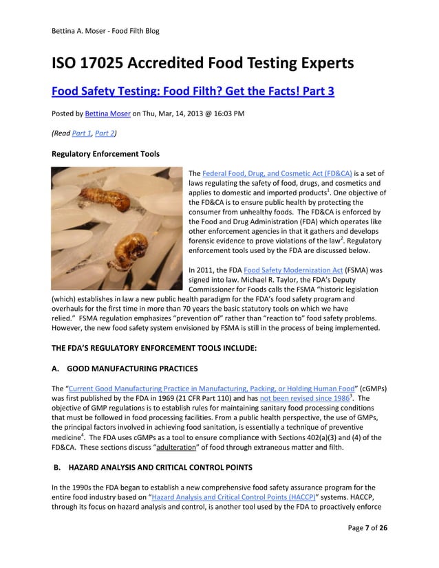 Bettina_Moser_Food_Filth_Blog | PDF | Food & Drink