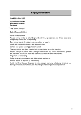 Sean Blanchette Resume - Summary | DOC