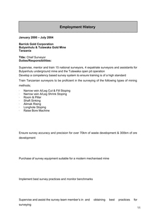 Sean Blanchette Resume - Summary | DOC