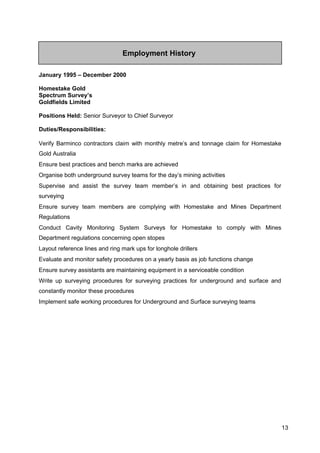 Sean Blanchette Resume - Summary | DOC
