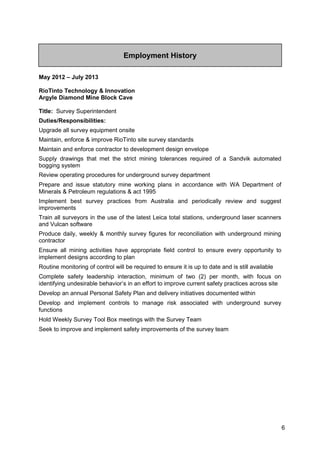 Sean Blanchette Resume - Summary | DOC