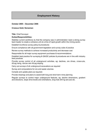 Sean Blanchette Resume - Summary | DOC