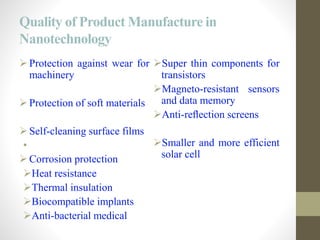 NanoTechnogy in India and World | PPTX