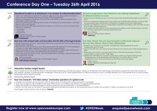 OPEX Week Europe 140316 | PPT
