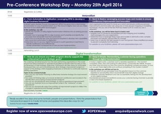 OPEX Week Europe 140316 | PPT