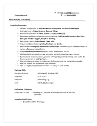 PLSQL Developer | PDF