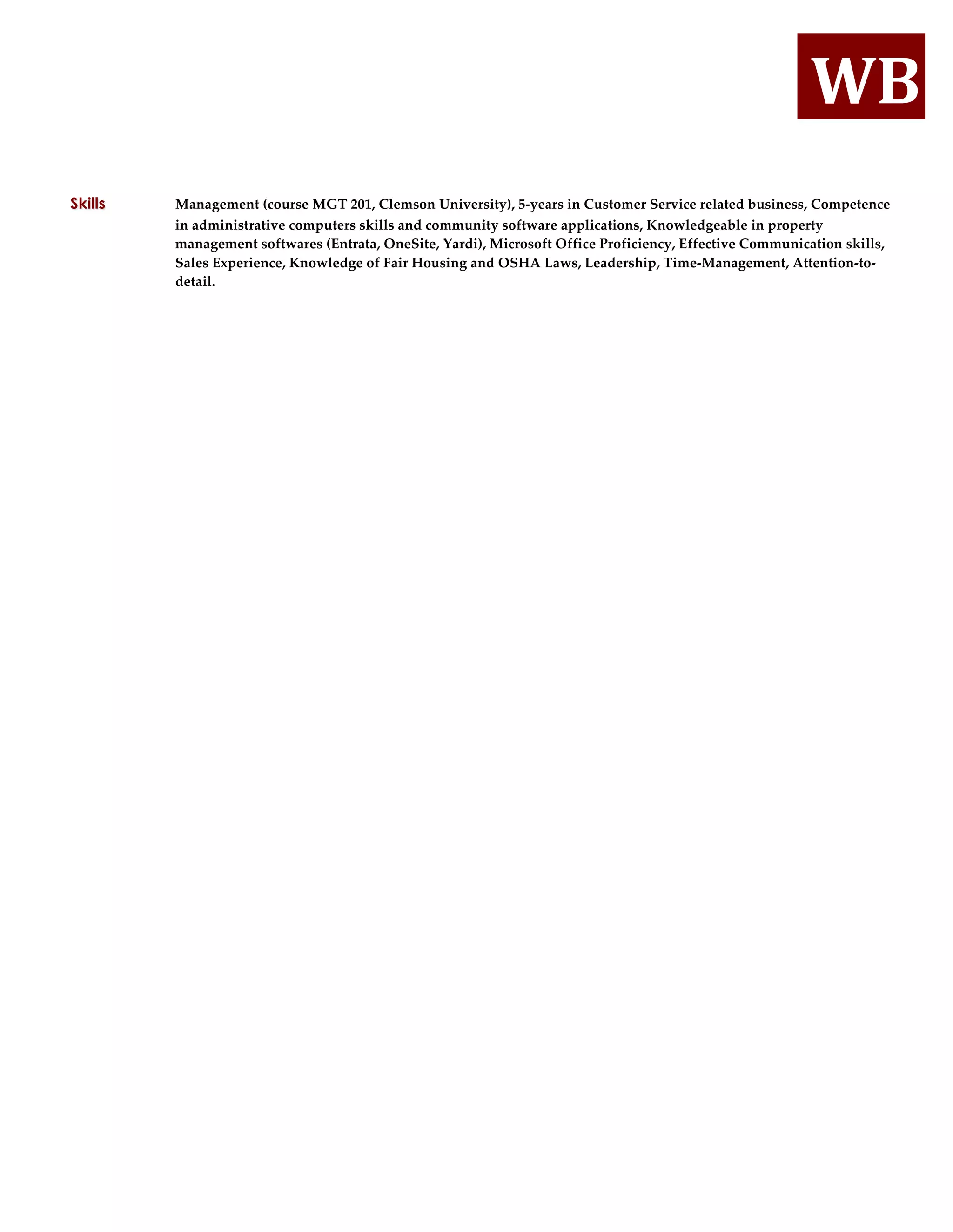Mr Wayne A. Boyd Jr Résumé | PDF