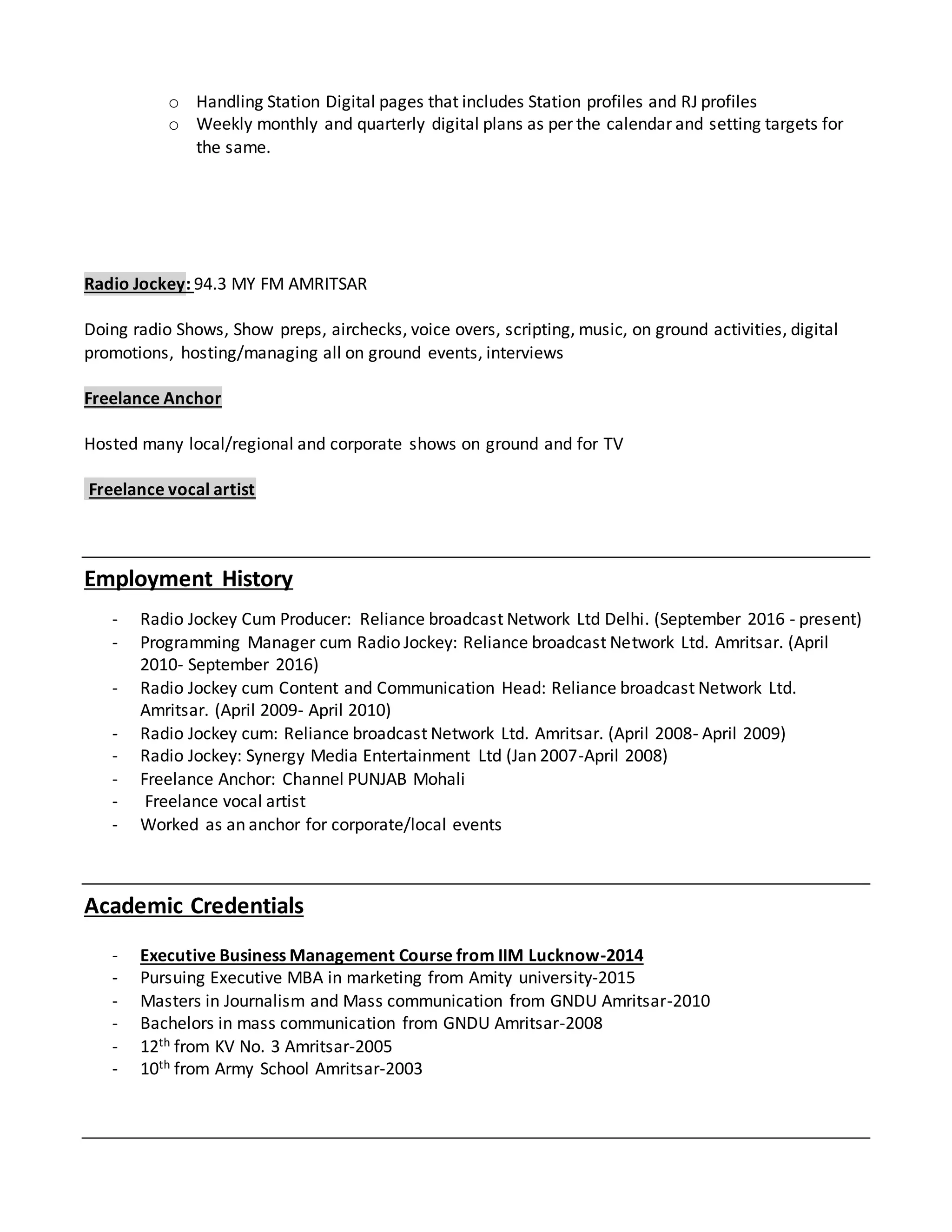 CV Simran Kaur Sethi | DOCX | Business | Business and Finance
