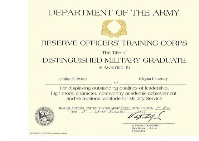 Distinguished Military Graduate