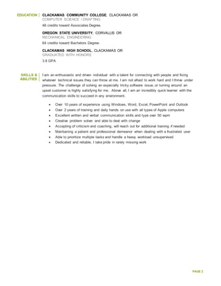 Holmes Resume | DOCX