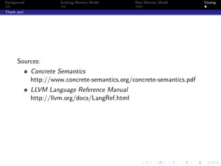 Bergvelt memory model presentation | PPT