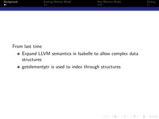 Bergvelt memory model presentation | PPT