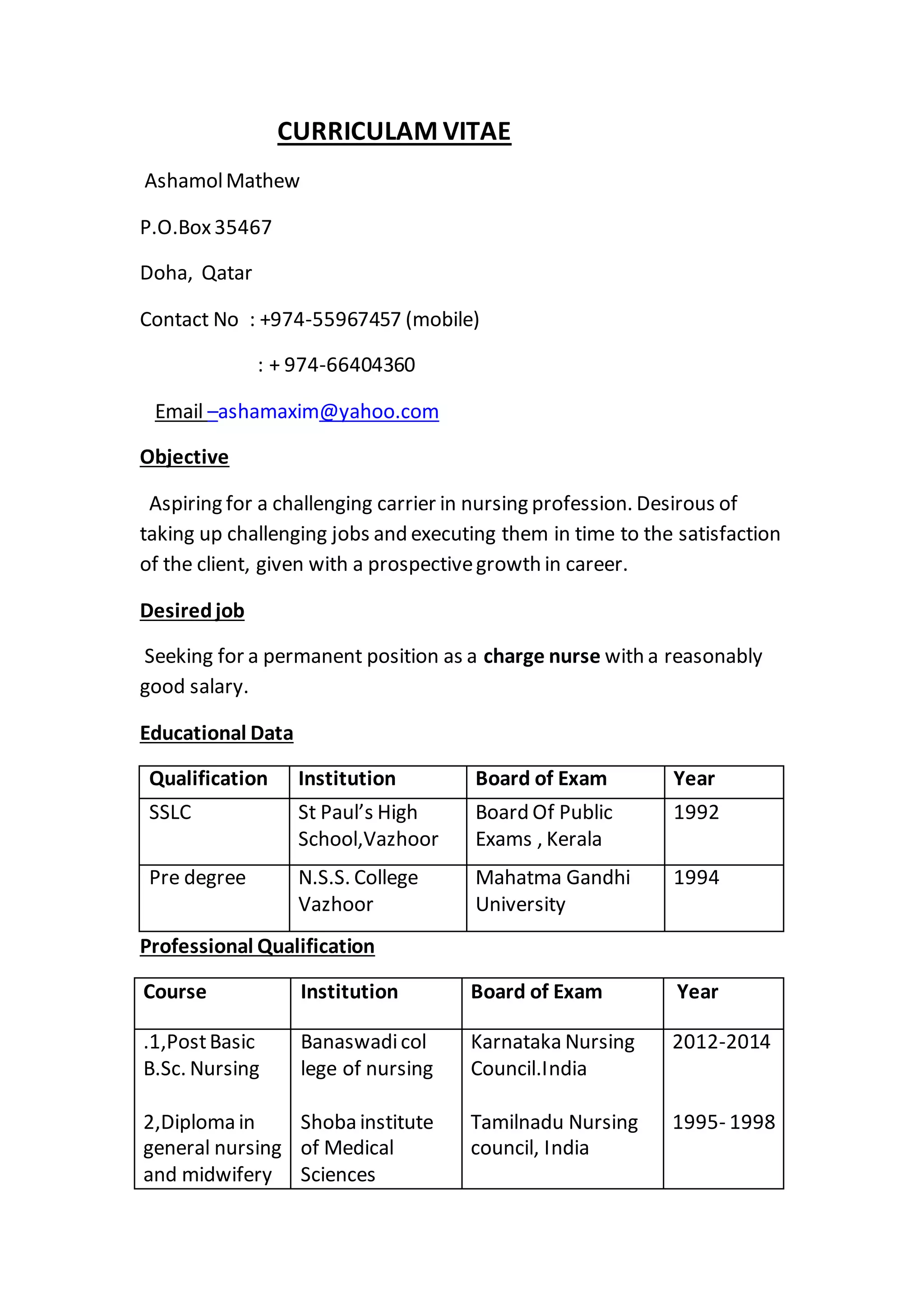 asha cv (Recovered) | DOCX