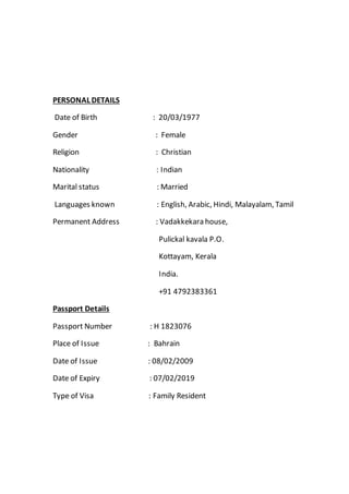 asha cv (Recovered) | DOCX