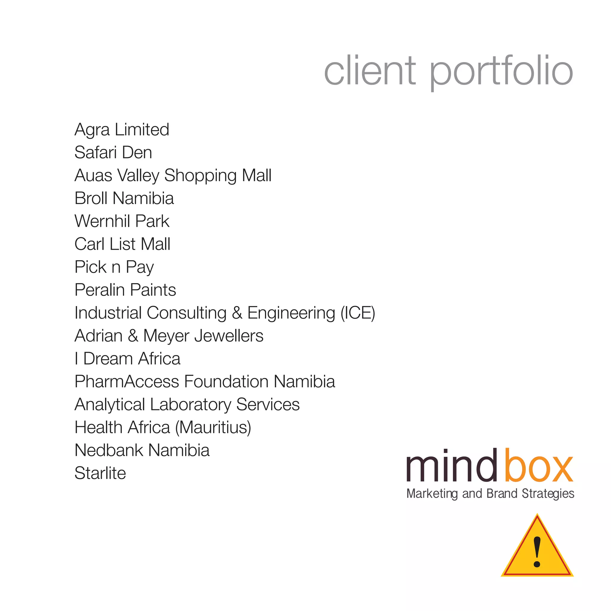 Mindbox profile booklet | PDF