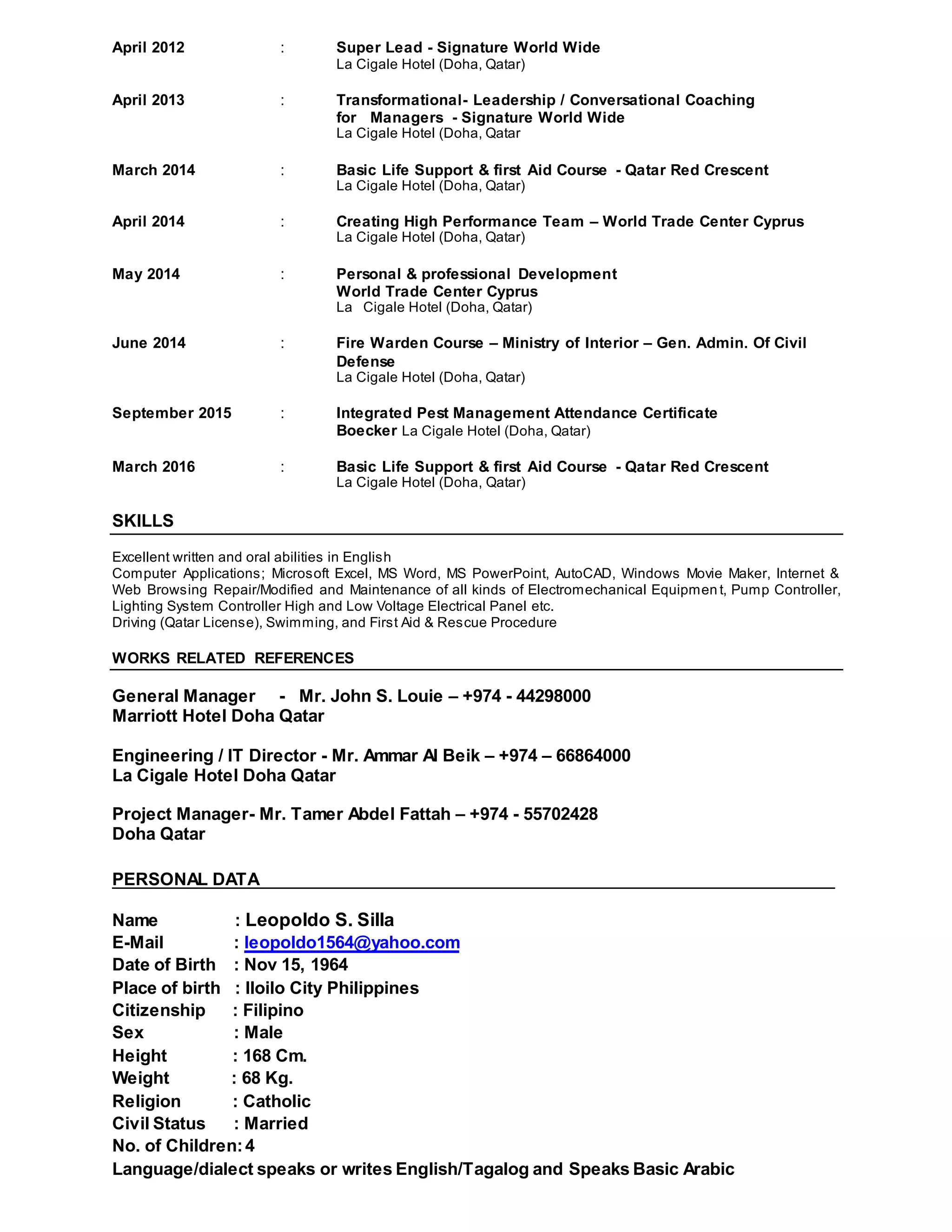 Paul CV with cover letter | DOCX