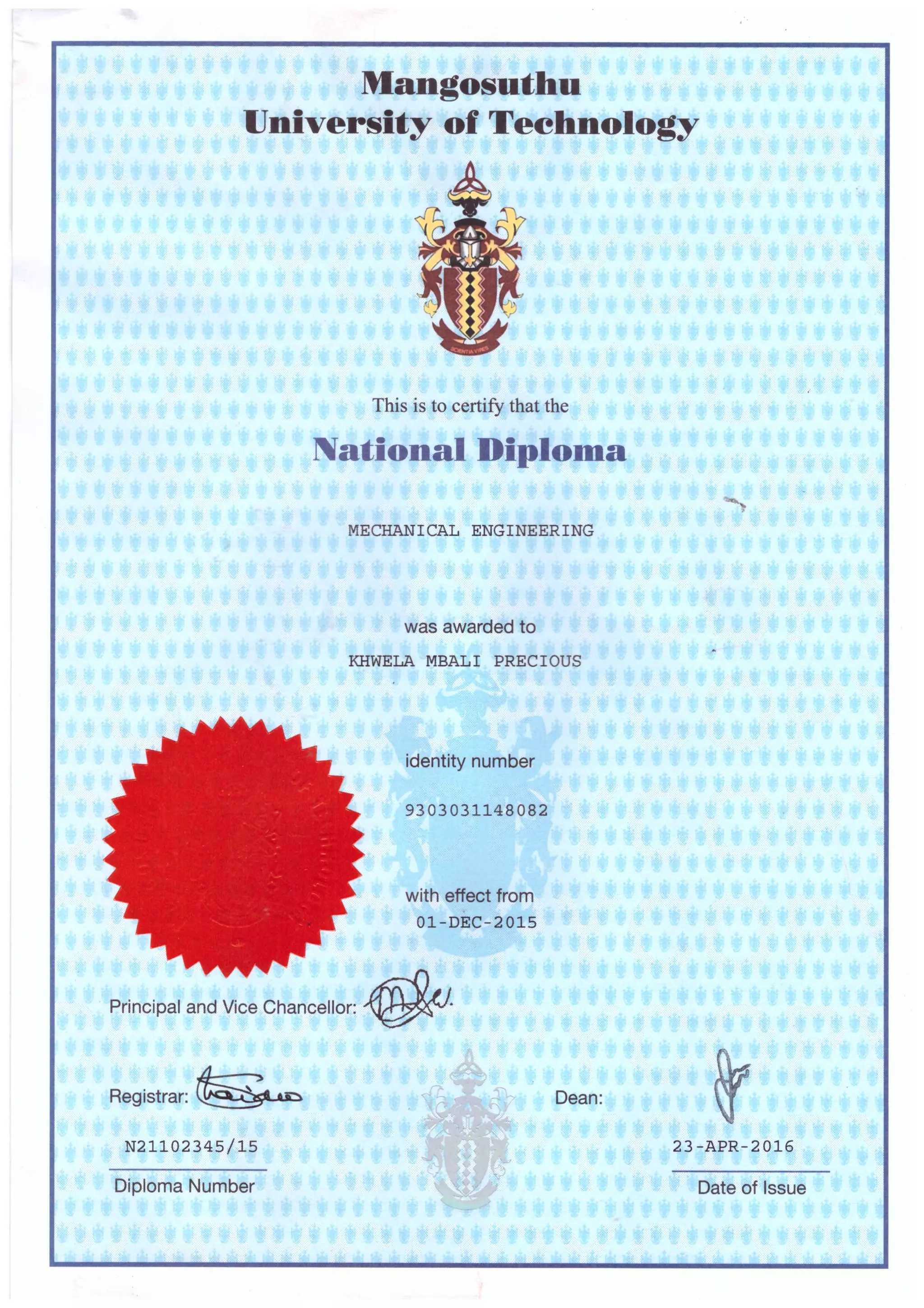 N Dip_ Mechanical Engineering | PDF