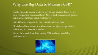 CSR Big data | PPT