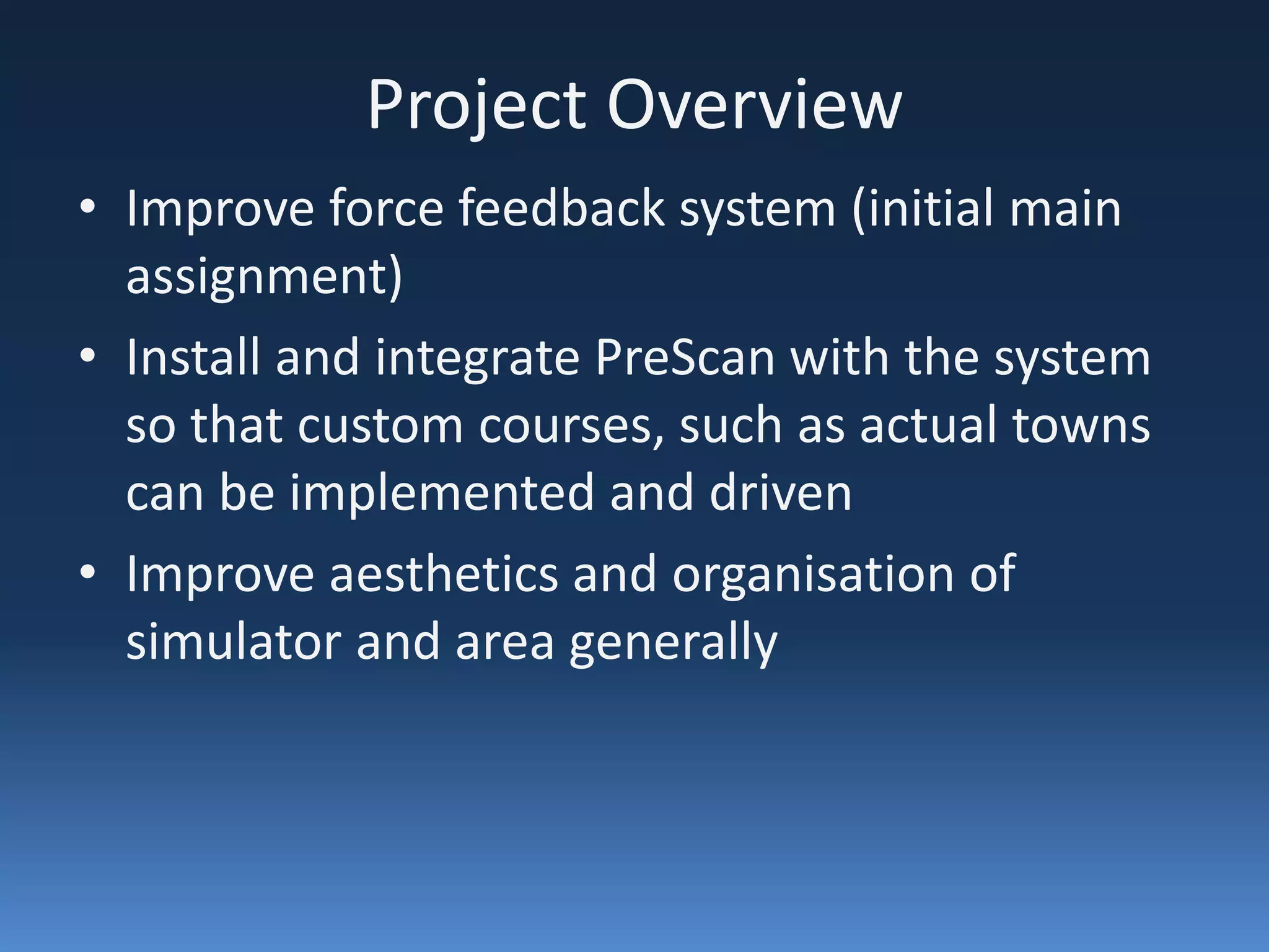 Fontys Driving Simulator for Fontys | PDF