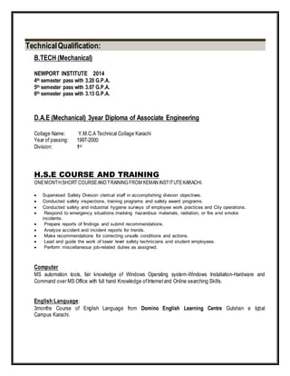 SALMAN MAZHAR CV DOC. | PDF