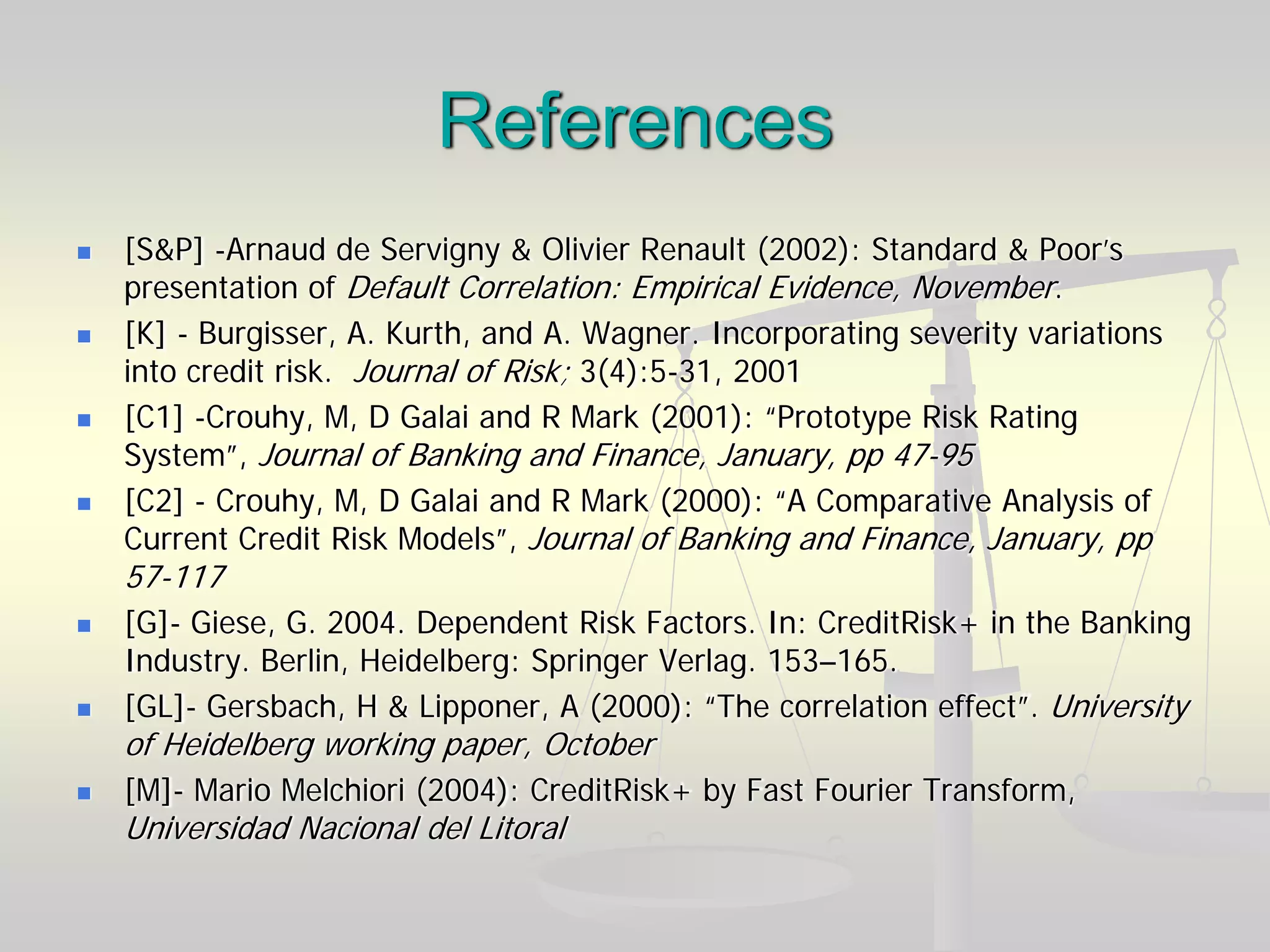 creditriskmanagment_howardhaughton121510 | PPT