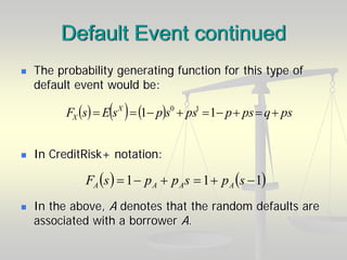 creditriskmanagment_howardhaughton121510 | PPT