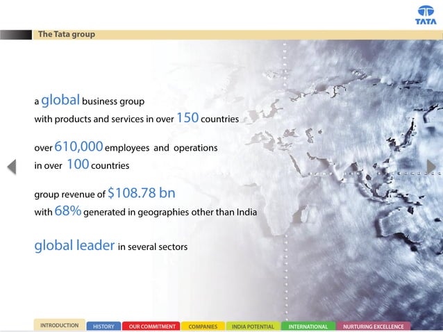 Tata_Group_presentation | PDF | Business Accounting & Finance | Business