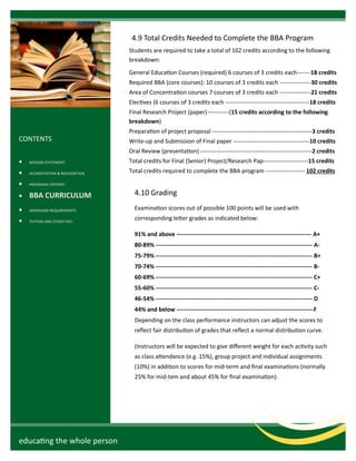 BBA Prospectus 2015-2016 (2) | PDF