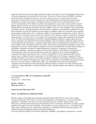 Sumpter Federal Resume | DOCX