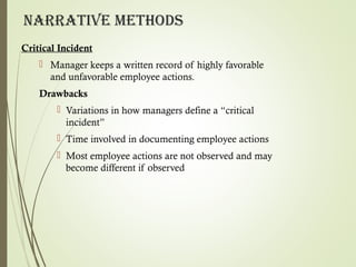 performance appraisals and management | PPT