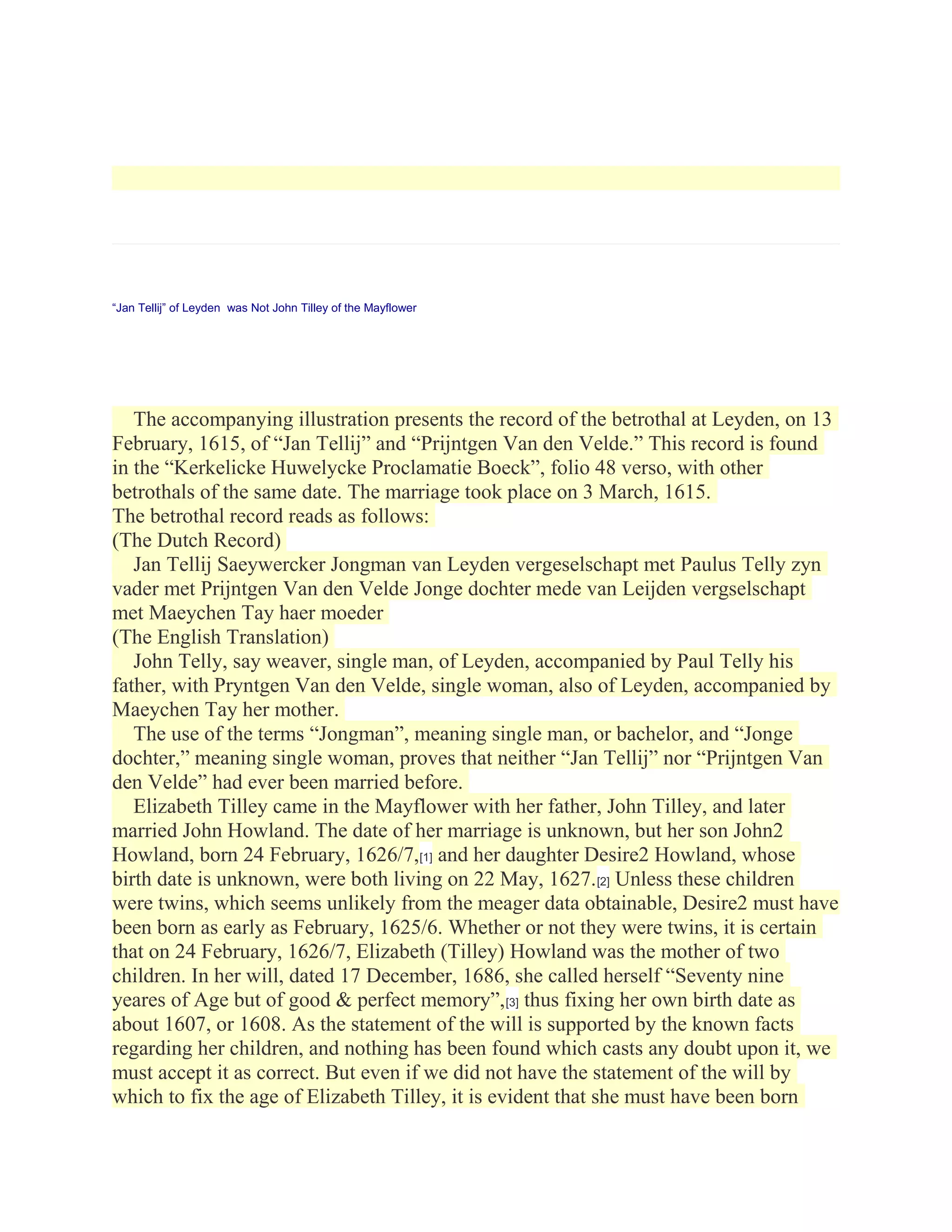 Ancestry Mayflower | DOC