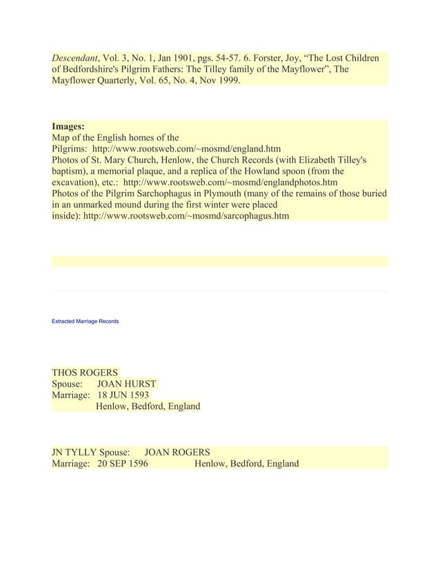 Ancestry Mayflower | DOC