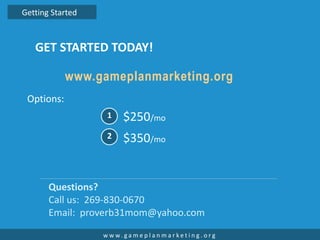 Game Plan Powerpoint | PPTX