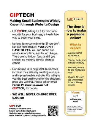 Ciptech Flyer | DOCX