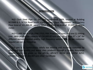 HLD Clark Steel Pipe Co. Inc. | PPSX