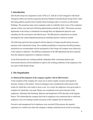 Managing Human Capital at John Keells Group | PDF