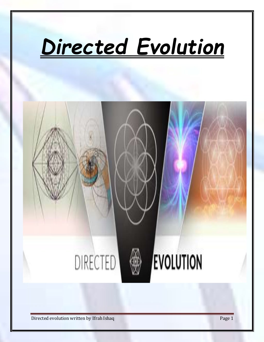 Directed Evolution