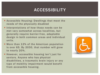 Accessible housing Final | PPTX