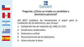 Dosimetria personal de radiacion con OSL-INLIGHT | PDF