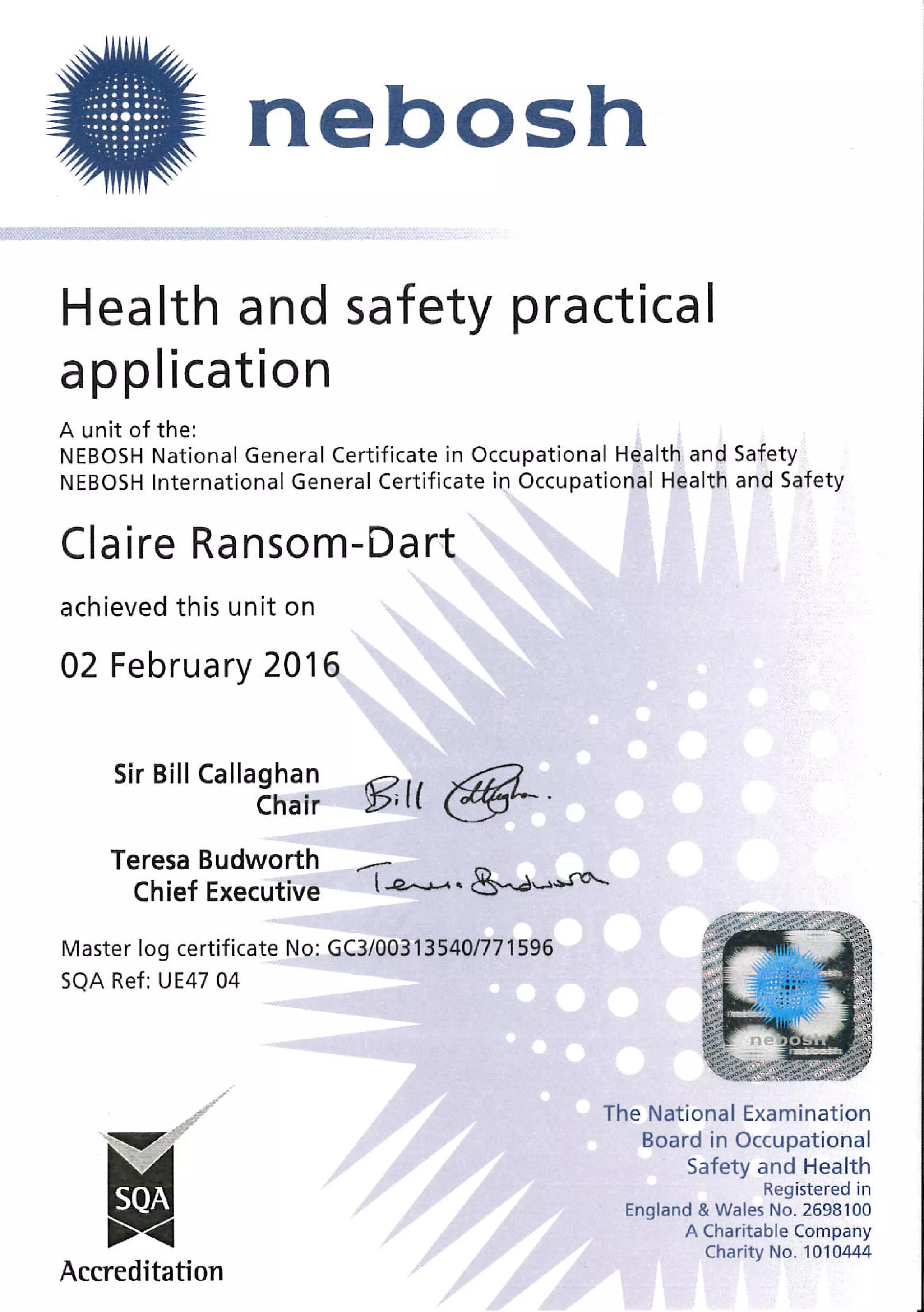 NGC Unit Certificates | PDF