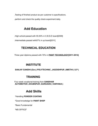 Durgesh_Resume 2 | RTF